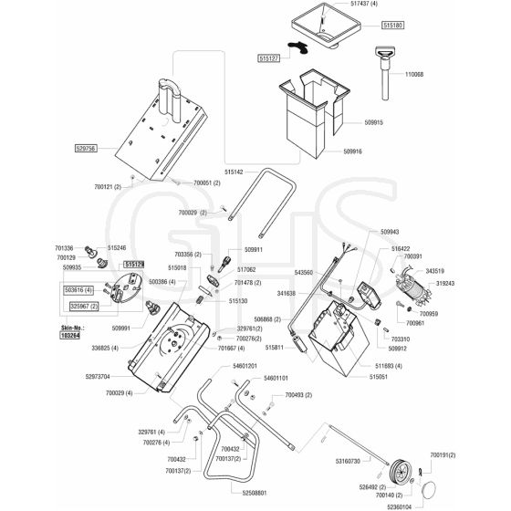 AL-KO Dynamic 2200 S - 104997 - Main Assembly: 1.2002 - 2.2002 | GHS