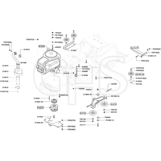 AL-KO T16-102 HVC - 118122 - Engine: 10.2004 - 7.2007 | GHS