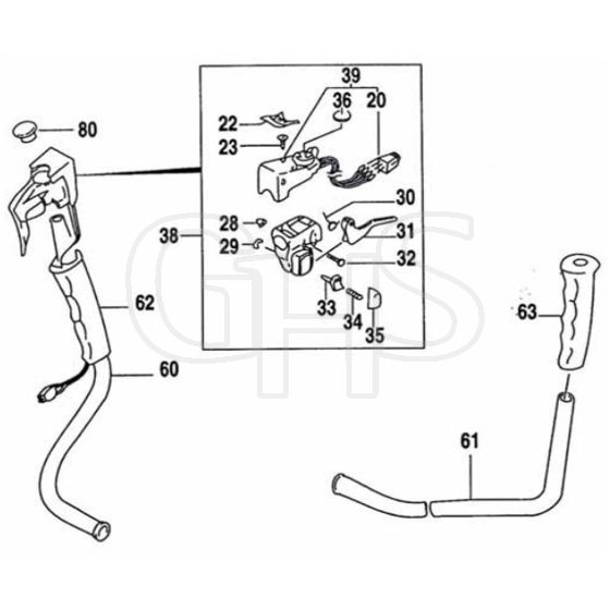 Tanaka AST-250-SDH - Handle | GHS