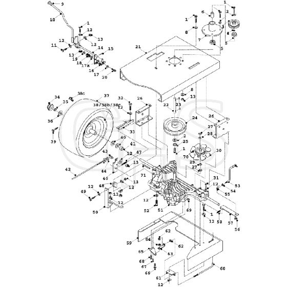 Countax C500 - From 01-01-1996 To 01-01-2003 - 13 K55 Tuff Torq ...