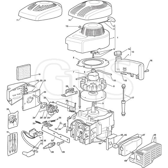 COLLECTOR 46 S - 2011 - 299274641/S11 - Stiga Rotary Mower Engine ST ...