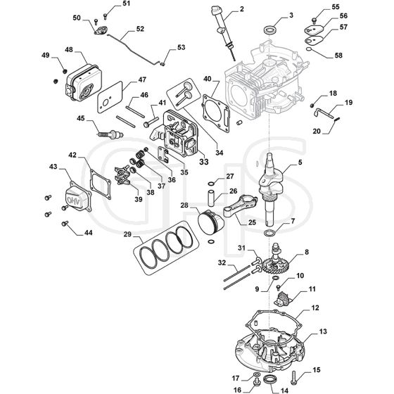 COMBI 1066 HQ - 2021 - 2T0070481/ST1 - Stiga Ride On Mower Piston ...