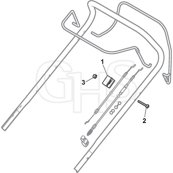 COMBI 48 SEQ B - 2016 - 299486628/S16 - Stiga Rotary Mower Handle ...