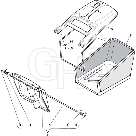 COMBI 53 SQ H - 2021 - 299536838/STX - Stiga Rotary Mower Grass Catcher ...