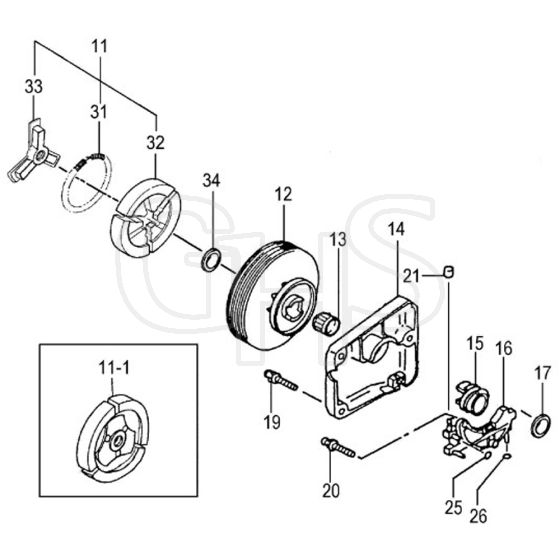 Tanaka ECV-4501 - Clutch Oil Pump | GHS