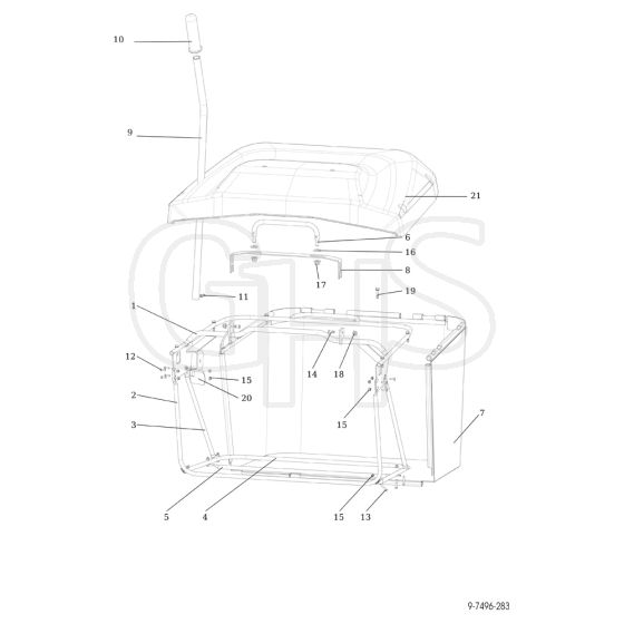 EF 92/24 KH (K2400AVD TWIN) - 2021 - Efco Ride On Mower Grass collector ...