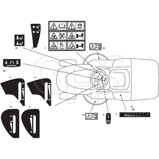 ESTATE 6102 HWG - 2018-2020 - 2T0980281/STX - Stiga Ride On Mower ...
