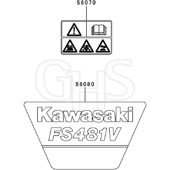 Countax Fs481V - 12 Label | GHS