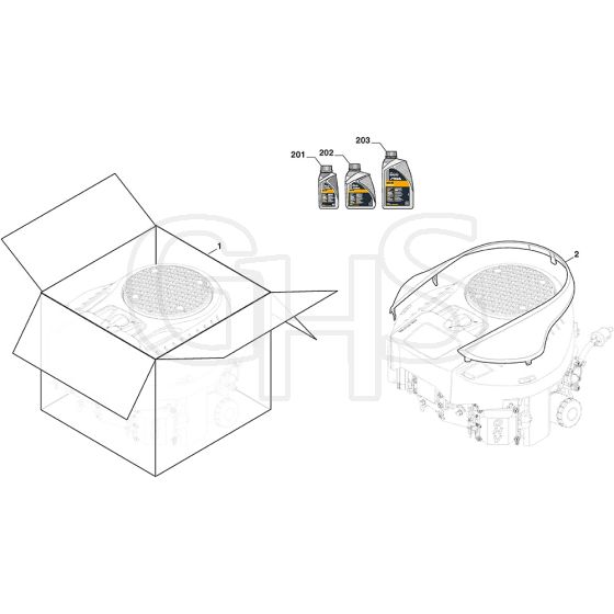 GT 38H Twin - 2022-2025 - 2T2630447/AT2 - Atco Ride On Mower Engine ...