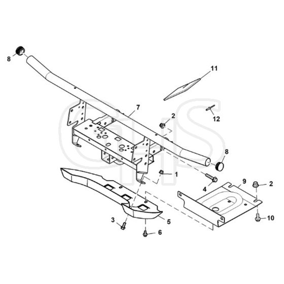 John Deere HPX615E - PC16096 - Bumper - ST1004039 | GHS