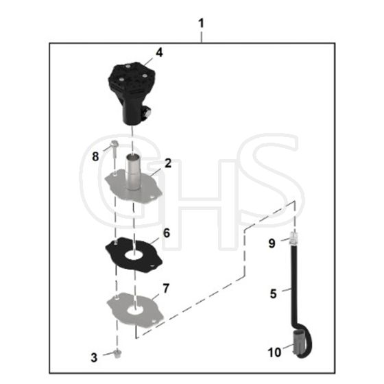 John Deere HPX615E - PC16096 - Beacon Light - ST2422748 | GHS