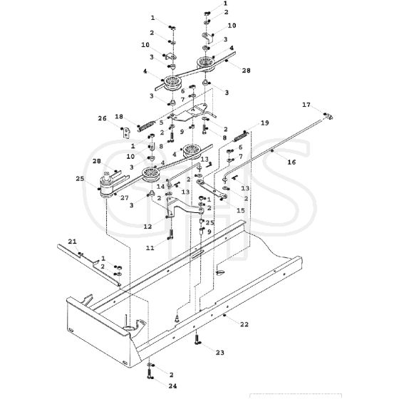Countax K12.5 K15 - - 06 PTO And Transmission | GHS