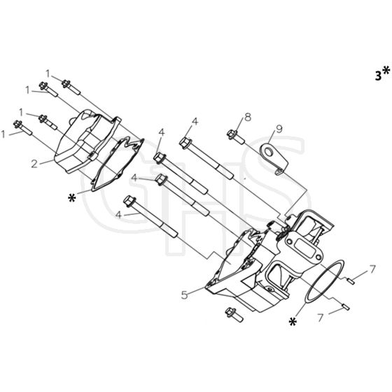 K7000 HD - Bertolini Engine Cylinder Head Diagram | GHS