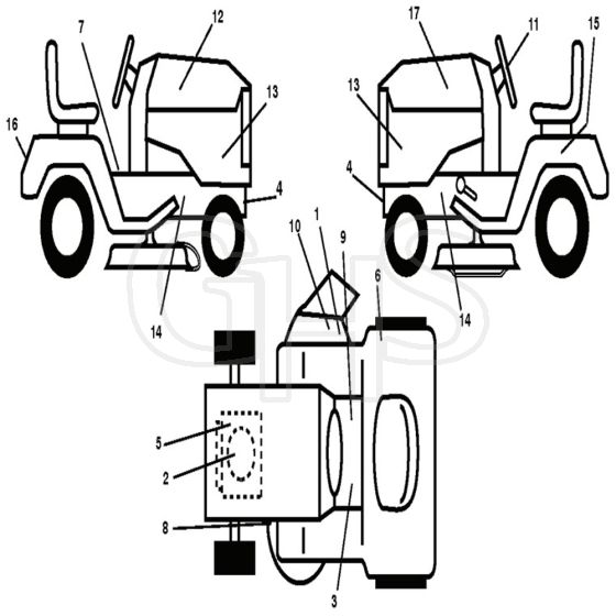 McCulloch M11597 - 96011023401 - 2007-03 - Decals Parts Diagram | GHS