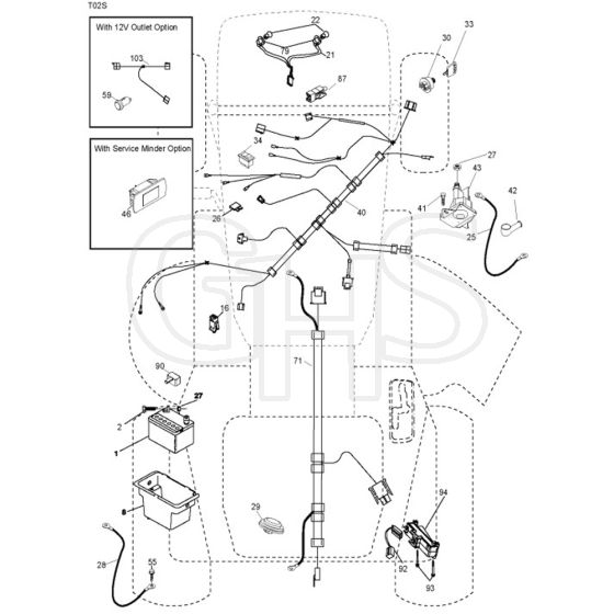 McCulloch M11597 - 96041026600 - 2011-09 - Electrical Parts Diagram | GHS