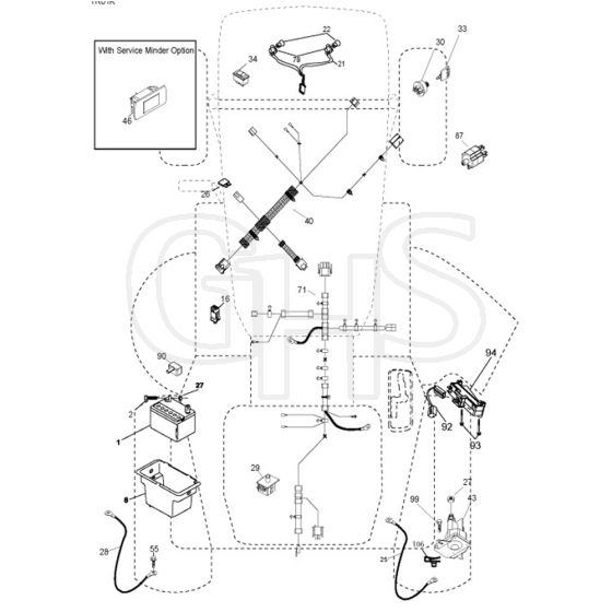 McCulloch M11597 - 96041026602 - 2012-08 - Electrical Parts Diagram | GHS