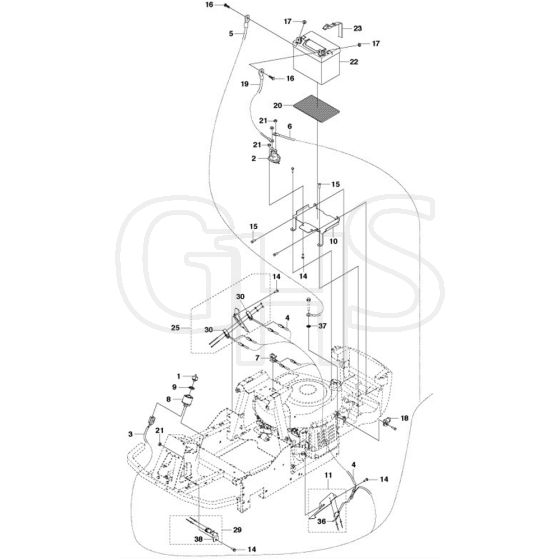 McCulloch M125-85FH - 967186901 - 2016-01 - Electrical Parts Diagram | GHS