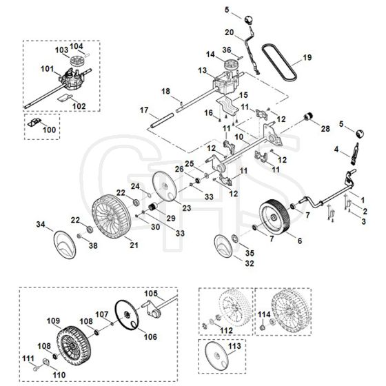 Viking MB443.0 T - Chassis - Parts Diagram | GHS