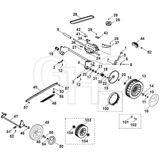 Viking MB555 BS - Chassis - Parts Diagram | GHS