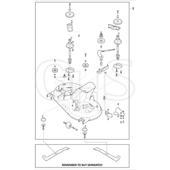 MTF 1638H - 2021 - 2T2620283/MTF - Mountfield Ride On Mower Cutting ...