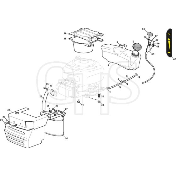 MTF 98M SD - 2020-2021 - 2T0510203/CPL - Mountfield Ride On Mower B&S ...