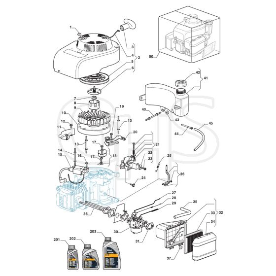 MULTIMOWER 48 S - 2014 - 295486148/S14 - Stiga Rotary Mower Engine ST ...
