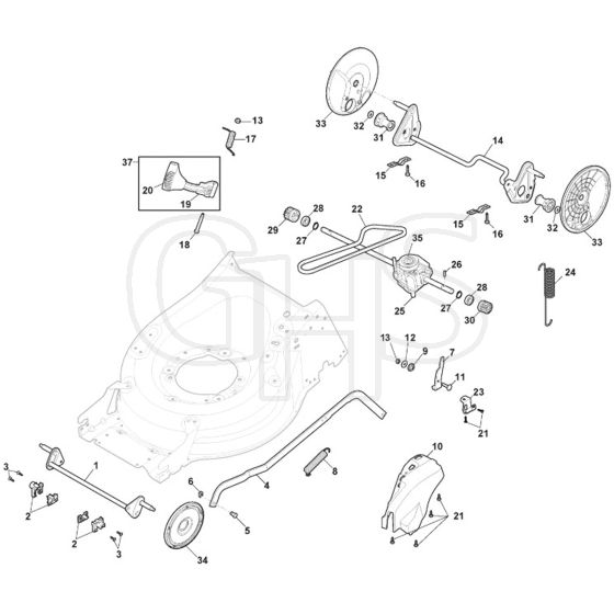 QUATTRO 19SH 4in1 - 2019-2024 - 294502837/AT9 - Atco Rotary Mower ...
