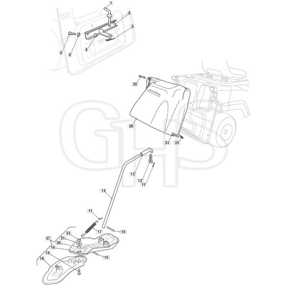 R27H - 2018-2019 - 2T0072486/MC - Mountfield Ride On Mower Options ...