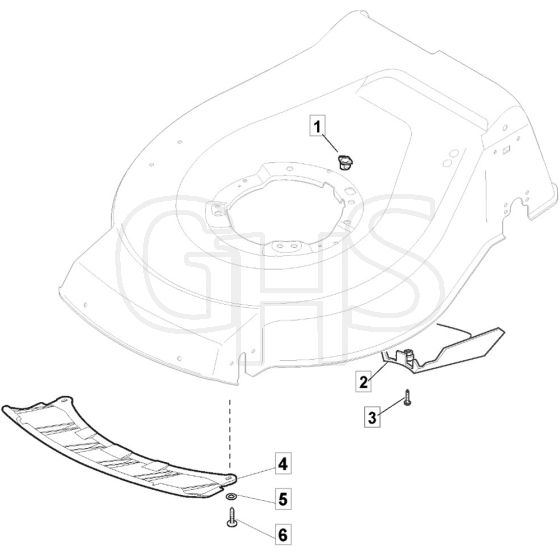 S510 PD - 2011 - 299532023/M11 - Mountfield Rotary Mower Belt ...
