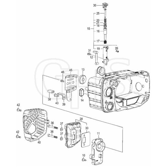 Tanaka TCS-2801S-SC - Oil Pump Muffler | GHS