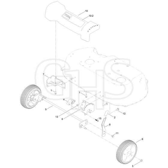 Toro TimeMaster TM76K 76cm - 21811 (409032220 - 410999999) Front Wheel ...