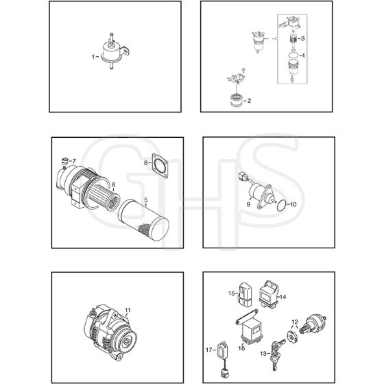 TITAN 740 DCR - 2013-2019 - 13-7462-11 - Stiga Front Mower Engine Parts ...