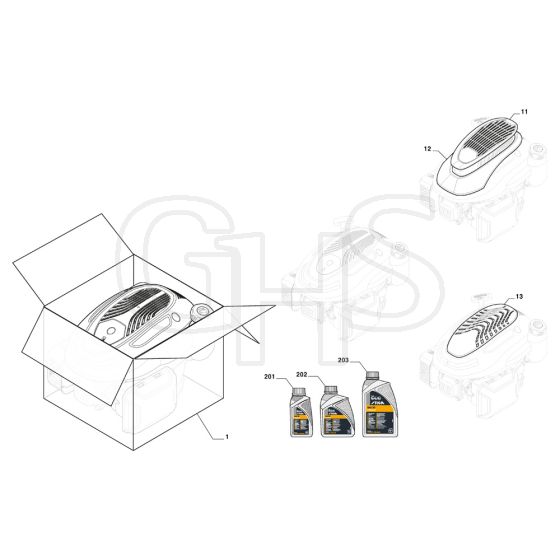 TWINCLIP 950 V - 2023-2025 - 294513048/ST1 - Stiga Rotary Mower Engine ...