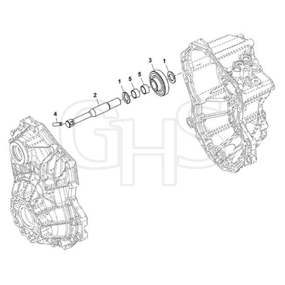 John Deere XUV835R - PC13096 - Reverse Shaft - ST902615 | GHS