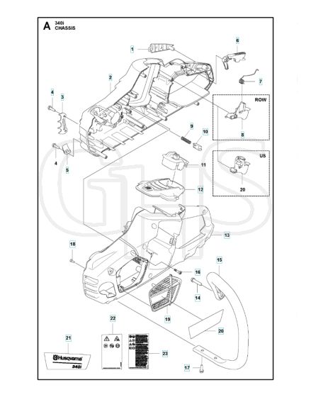 Husqvarna 340I - Chassis | GHS