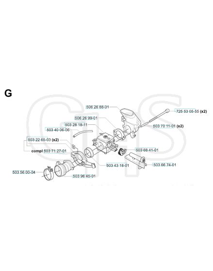 Husqvarna 375K - Carburetor | GHS