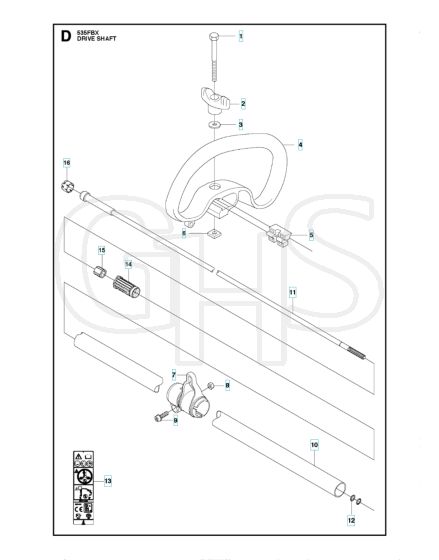 Husqvarna 535FBx - Shaft | GHS