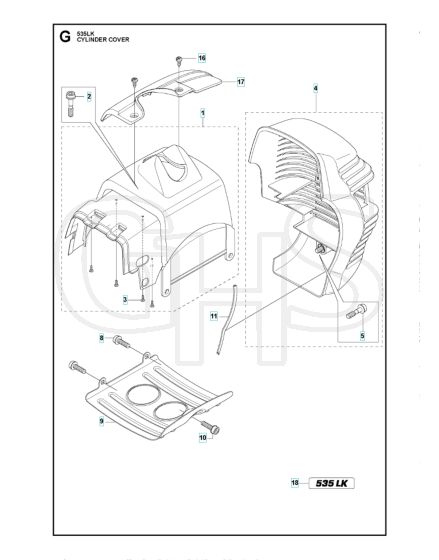 Husqvarna 535Lk - Cylinder Cover | GHS