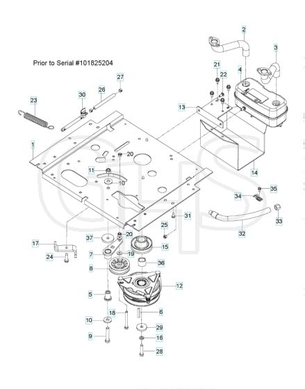Husqvarna Ezc4824 Bf - Engine Plate | GHS
