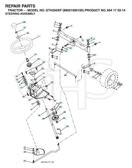 Husqvarna Gth250 Xp - Steering | GHS