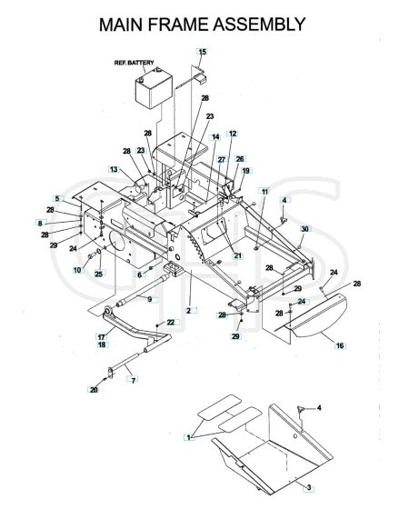 Husqvarna Iz 4817 Tskaa - Frame | GHS