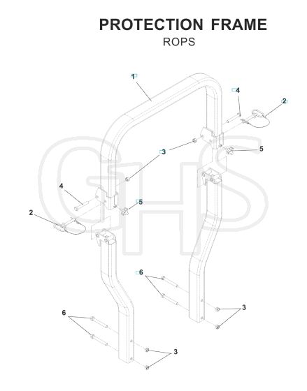 Husqvarna Lz 5227 Txpkoa - Protection Frame | GHS