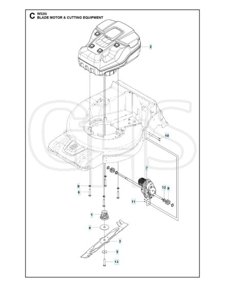 Husqvarna W520I - Blade Motor & Cutting Equipment | GHS