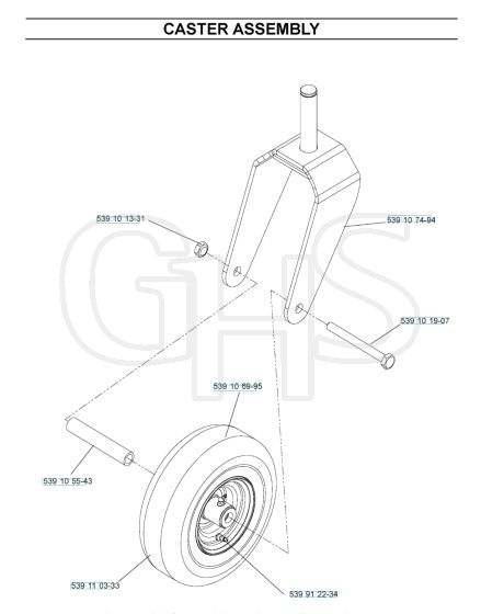 Husqvarna Z4217 Bia - Casters | GHS