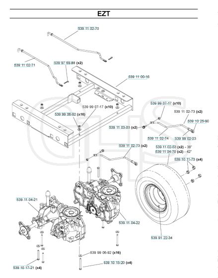 Husqvarna Z4217 Bia - Transmission | GHS