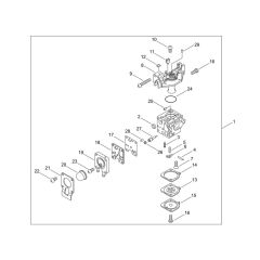 HCR-165ES Hedge Trimmer Parts | Echo Double-Sided Hedgetrimmer Parts ...