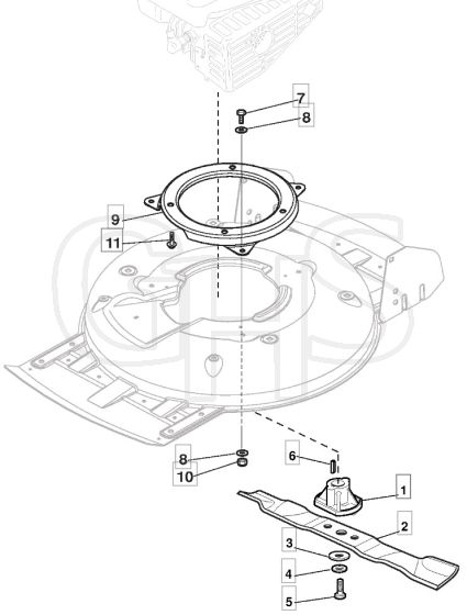 MULTICLIP 50 - 2007-2008 - 291501048/BQ - Mountfield Rotary Mower Blade ...