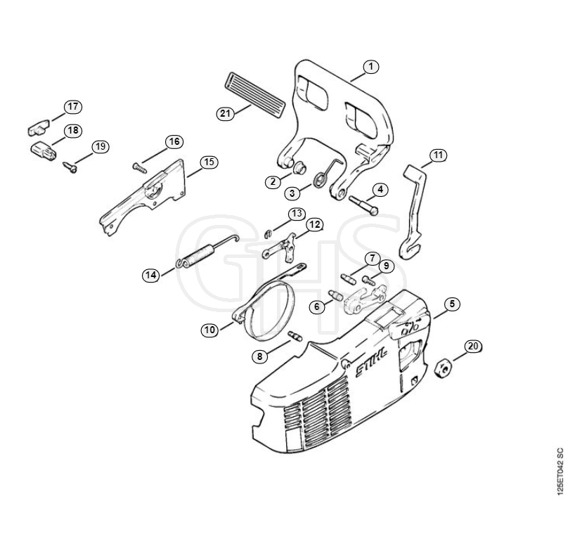 Stihl 009 Chain Brake - J-Group | GHS