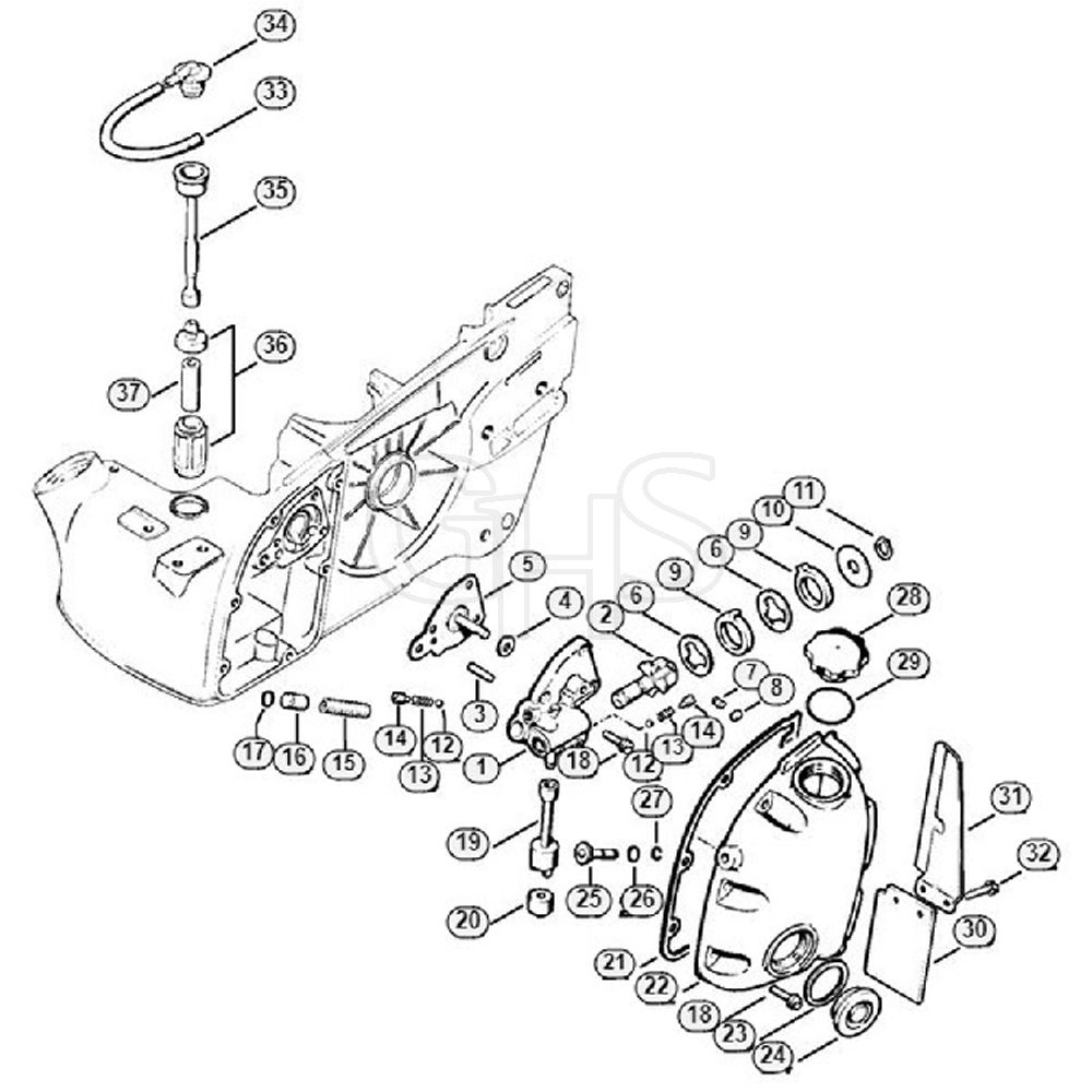 Genuine Stihl 070 / F - Oil pump | GHS