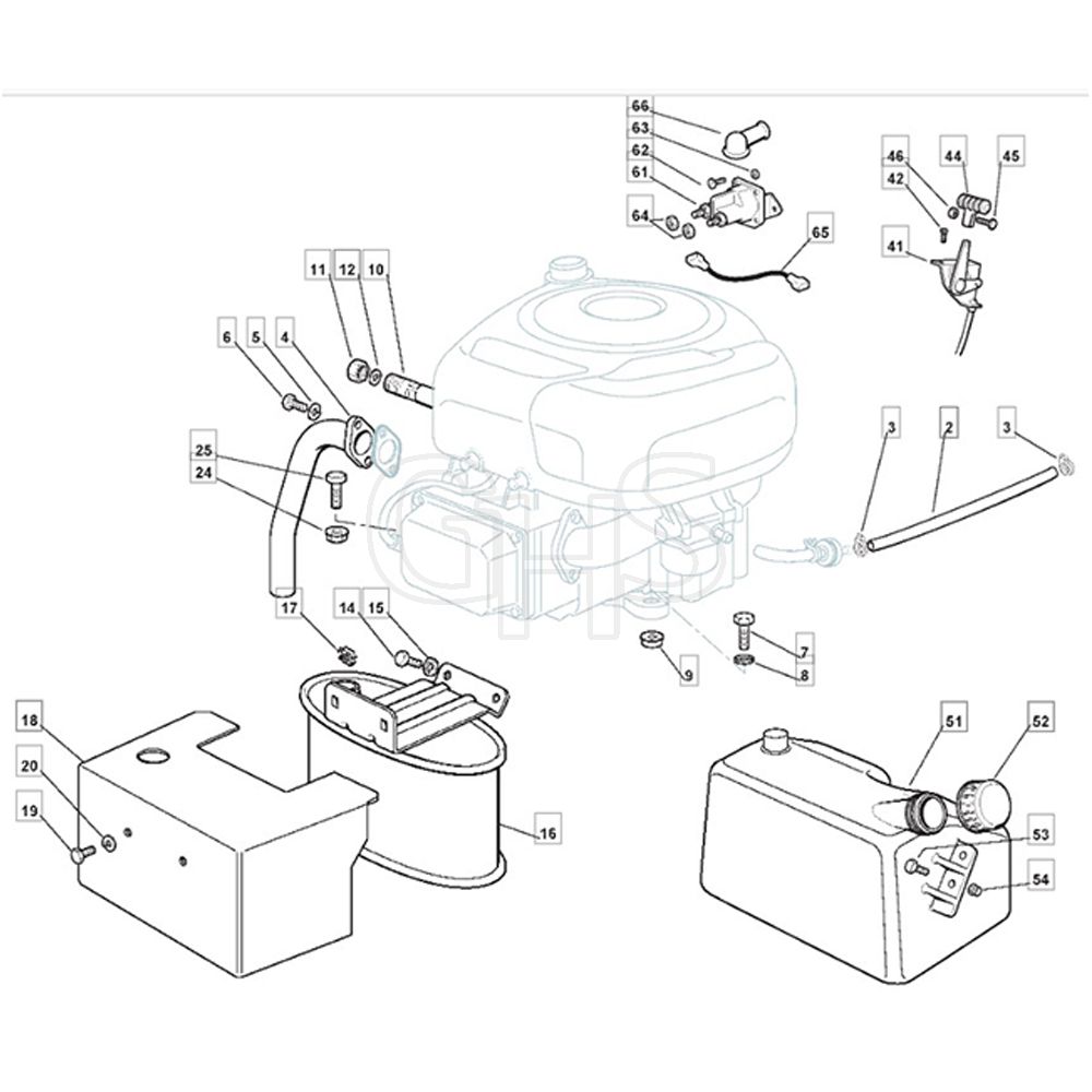 1440H - 2007 - 299931383/ME7 - Mountfield Ride On Mower B&S Engine ...